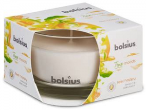 bolsius Αρωματικό Κερί σε Γυάλινο Βάζο 440 gr_Μάνγκο & Περγαμόντο ...